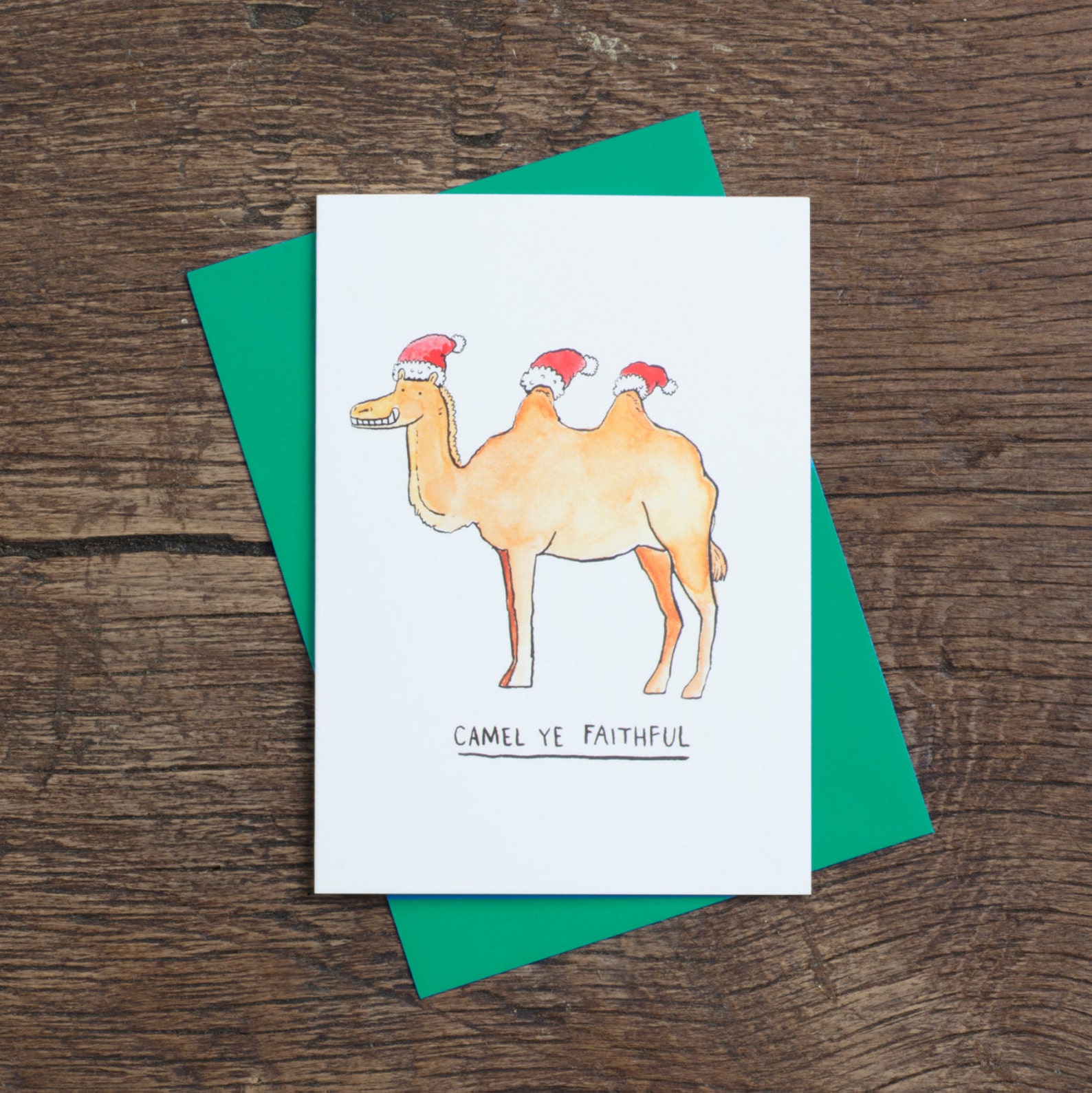 Camel Ye Faithful Christmas Card Greetings Card Humour - Etsy