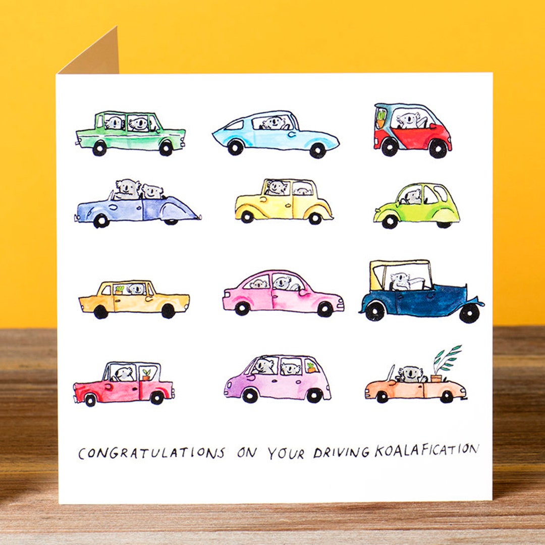 Koalification * Driving Test * Congratulations * Car * Koala * Well ...