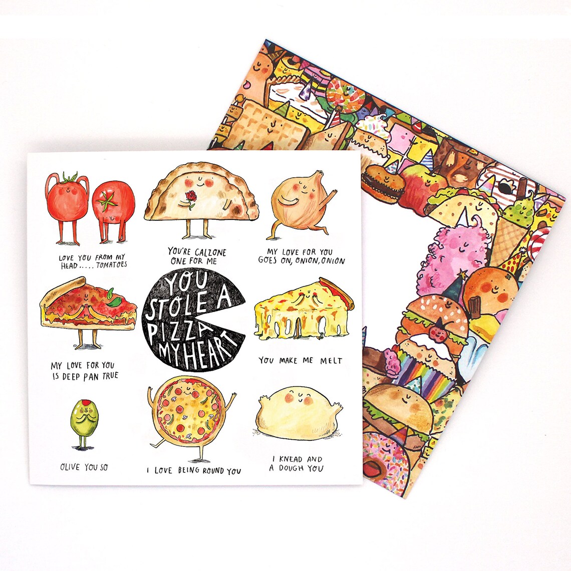 You Stole A Pizza My Heart Pizza Pun Love Card Anniversary | Etsy UK