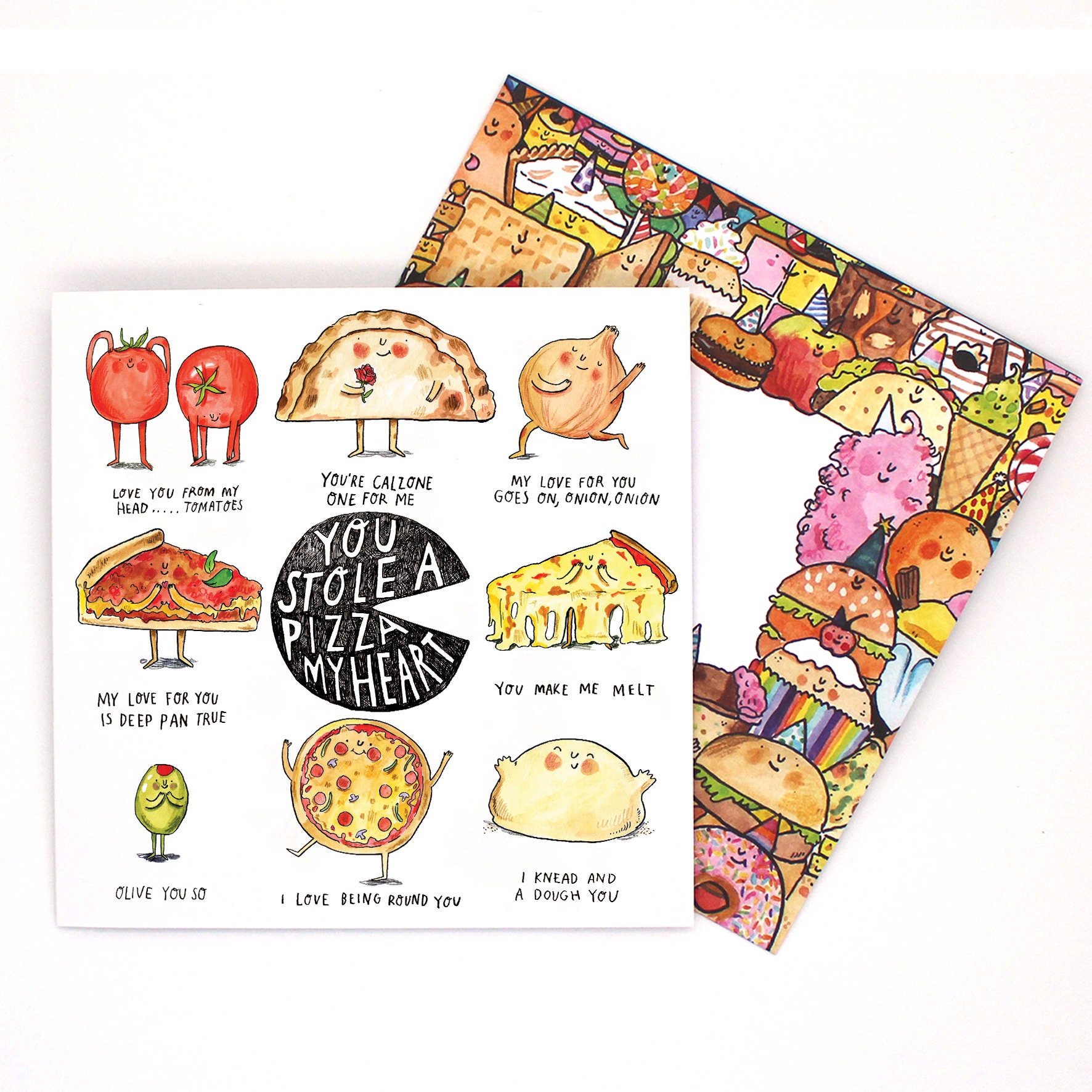 You Stole A Pizza My Heart Pizza Pun Love Card Anniversary | Etsy UK