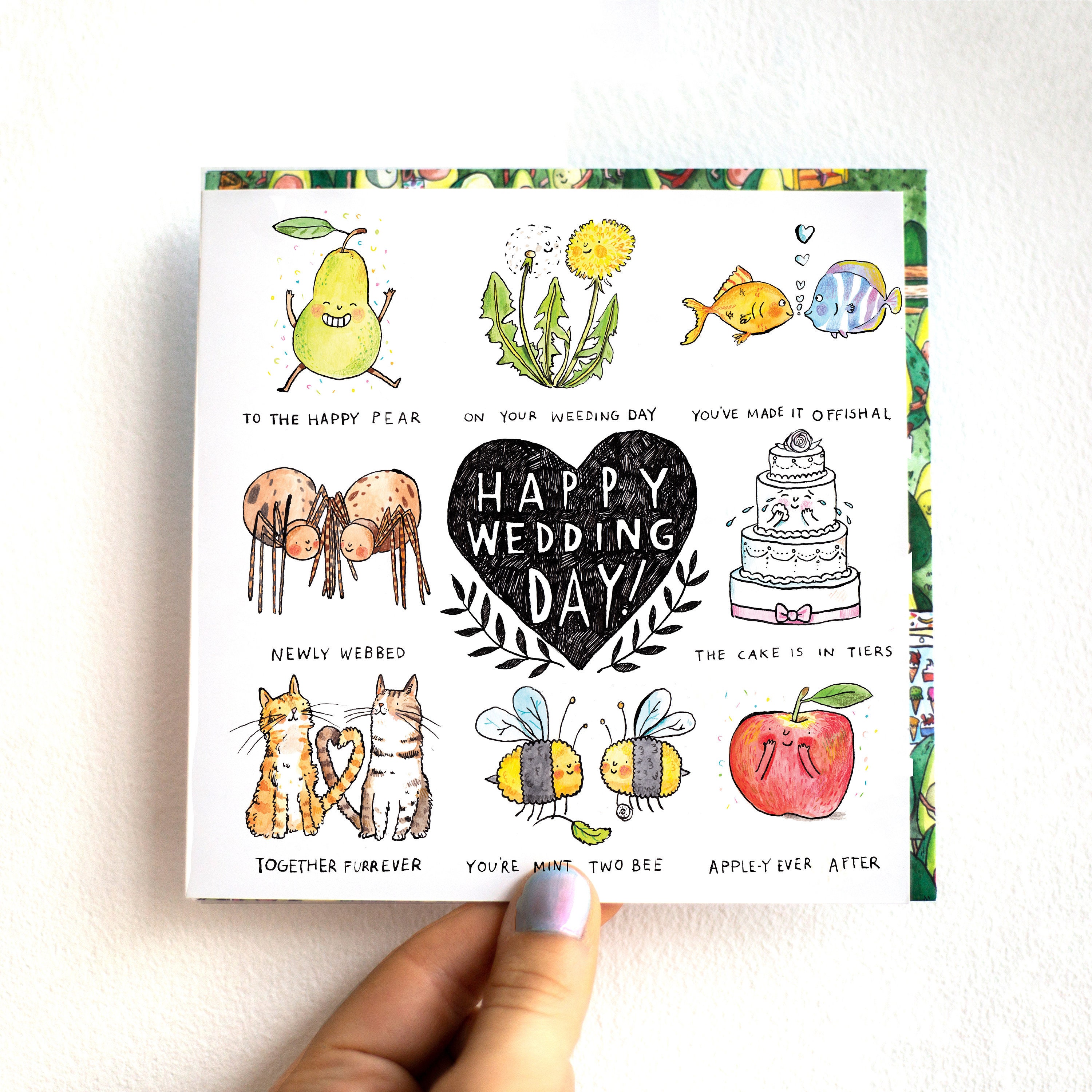 Happy Wedding Day Humour Wedding Gift Card Funny Pun - Etsy