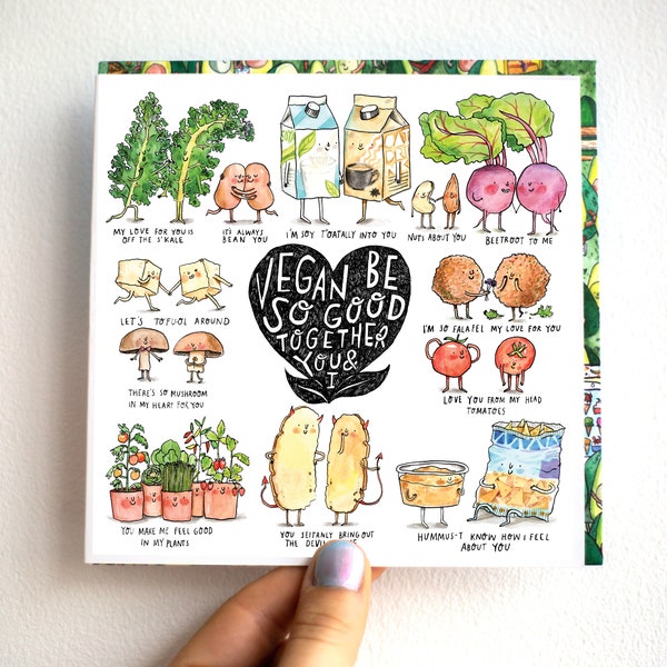 Vegan Card - Etsy