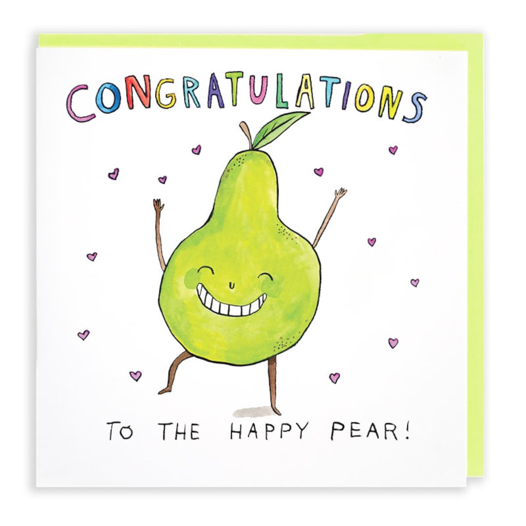 Congratulations to the Happy Pear Wedding Couple - Etsy
