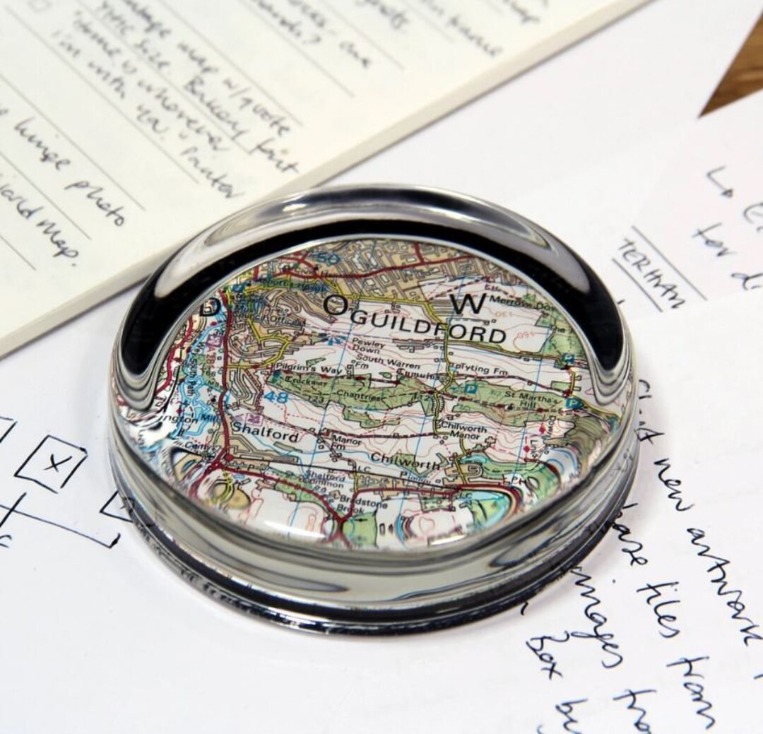Personalized Map Paperweight Keep a Special Location Close - Etsy UK