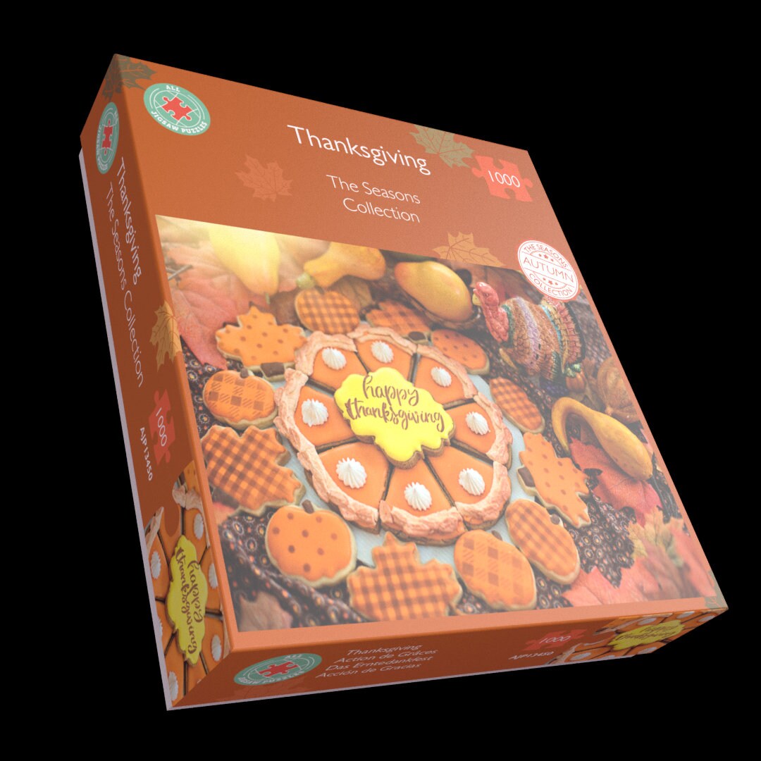 1000 Pieces Jigsaw Puzzle for Adults Thanksgiving Day Celebrations ...