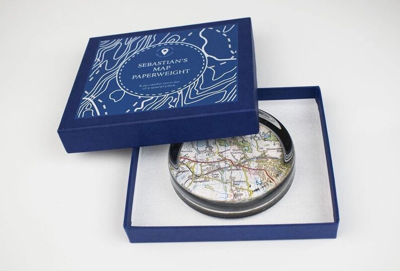 Personalized Map Paperweight Keep a Special Location Close - Etsy UK