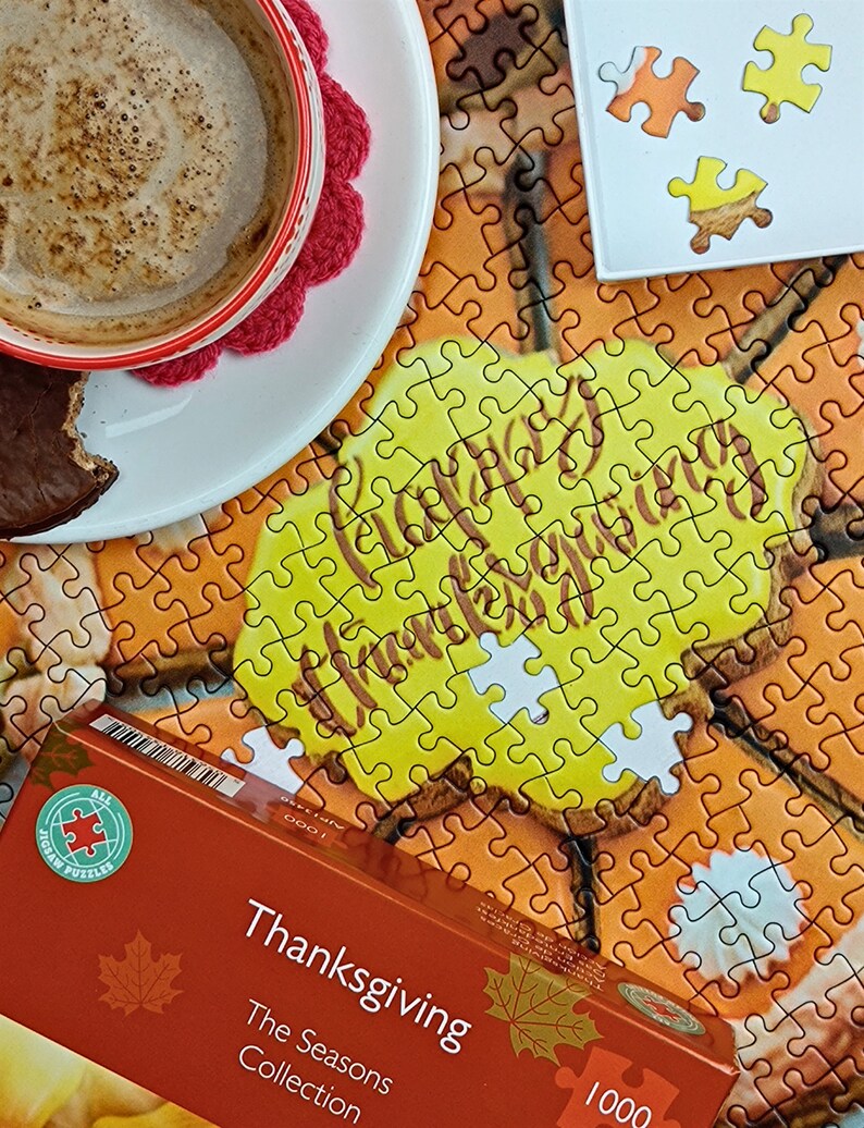 1000 Pieces Jigsaw Puzzle for Adults Thanksgiving Day Celebrations ...