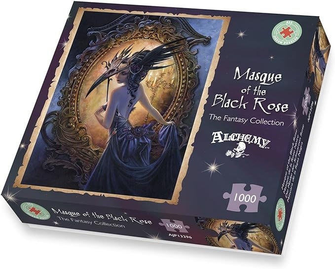 Gothic Fantasy Jigsaw Puzzles for Adults - Masque of the Black Rose ...