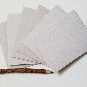 Kraft Brown Handmade Recycled Paper Card - Set of 6/ Kraft Envelopes ...