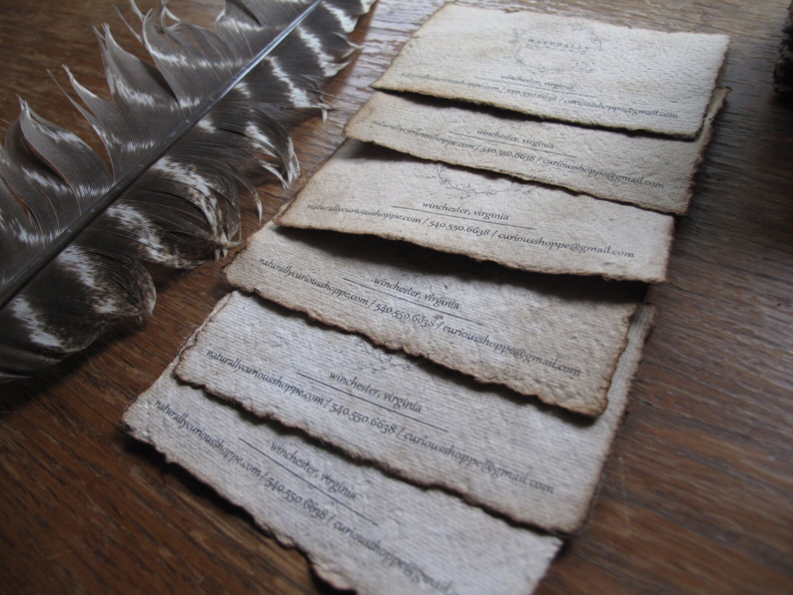 Eco Friendly Printed Vintage Style/coffee-stained Card From Handmade ...