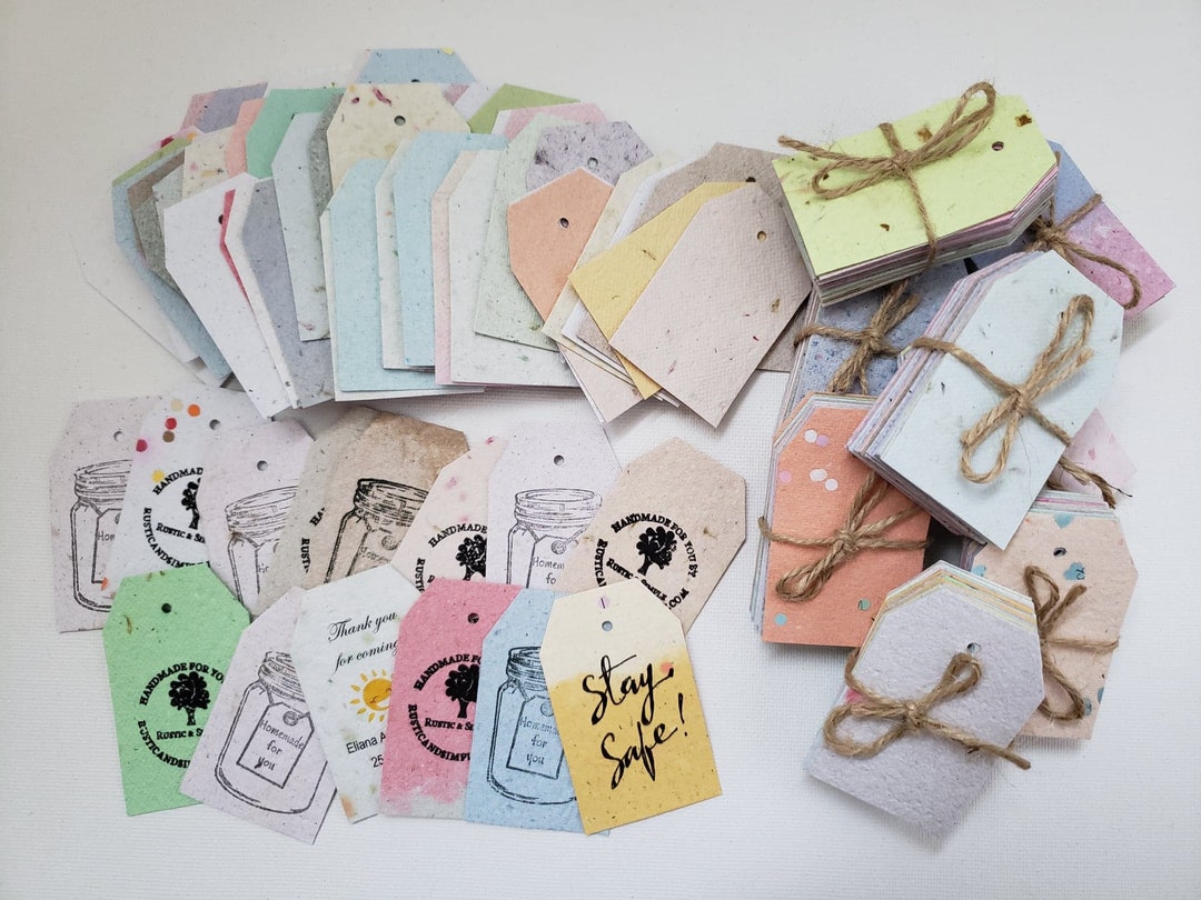 160 Pcs of Blank Tags/ Mini Jar Tags/ Mini Tags/ Gift Tags/ - Etsy