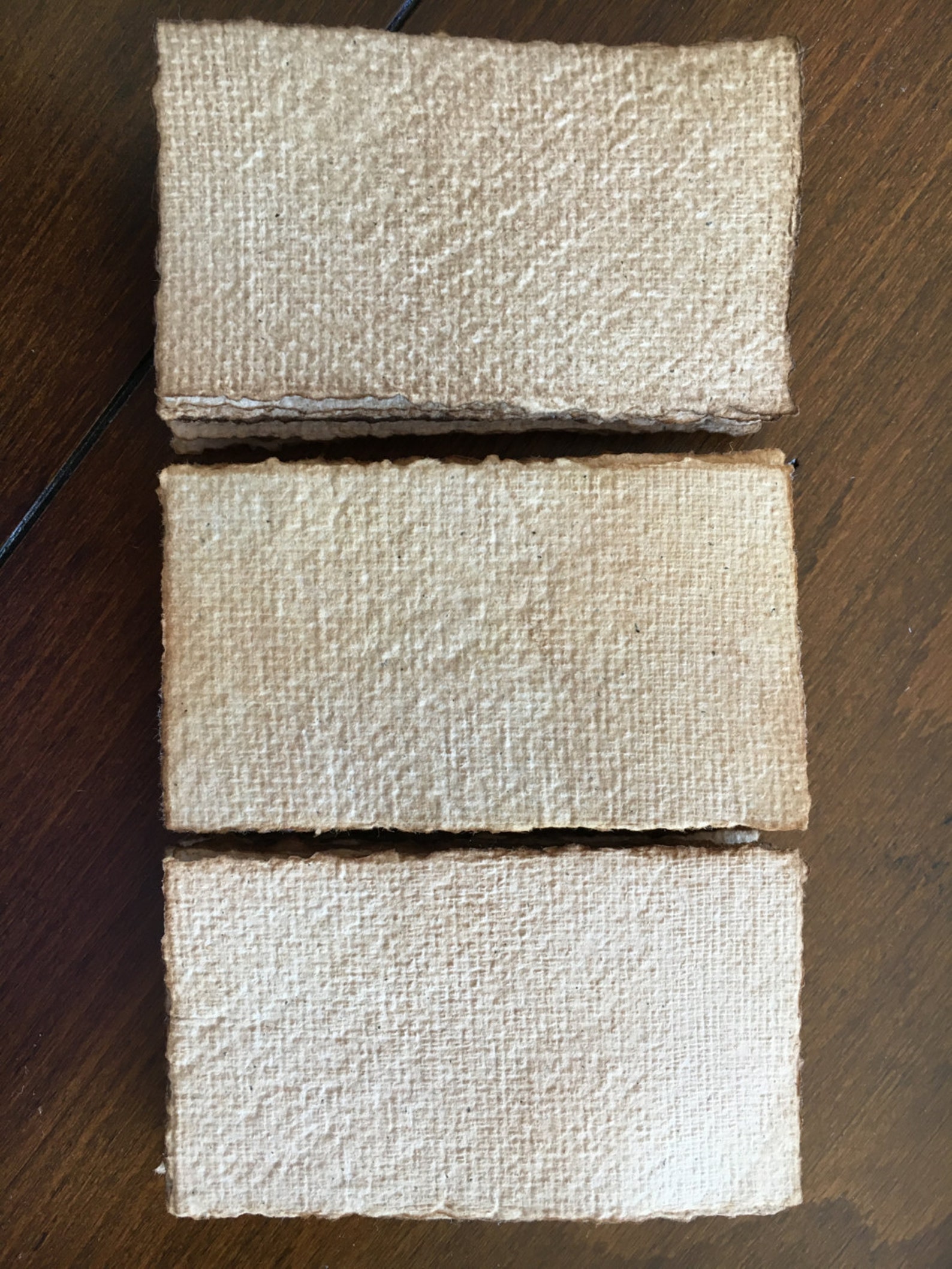 Eco Friendly Printed Vintage Style/coffee-stained Card From Handmade ...