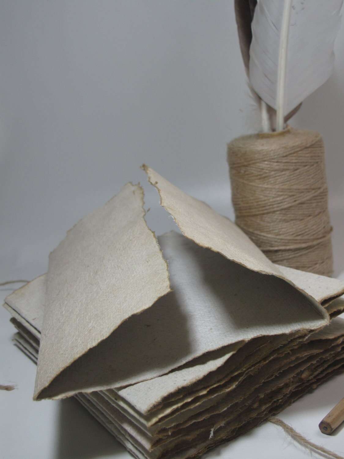 Vintage Stationery/ Distressed Look Handmade Letter - Etsy