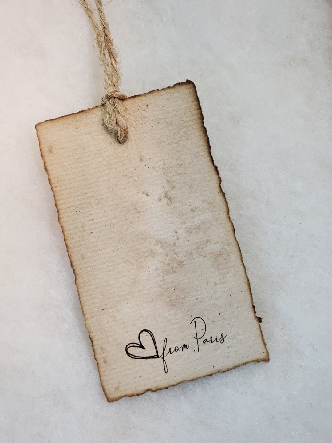 100 Sheets of 3.5 X 2 Inch Blank Vintage Note Tags / Custom Vintage ...