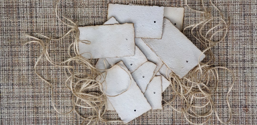 50/100 Vintage Blank Tags/ Coffee Stained Tag/ Distressed Look Tag ...