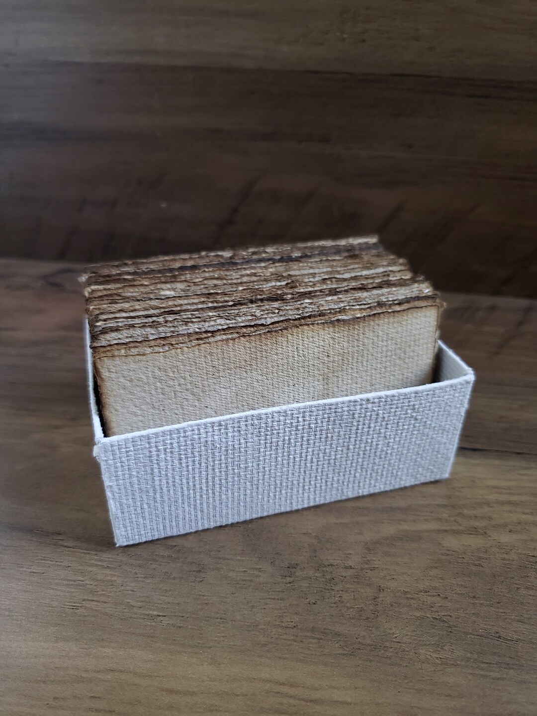 50/100 Pcs of 2 X 3.5" Vintage Blank Business Card/ Distressed Look ...