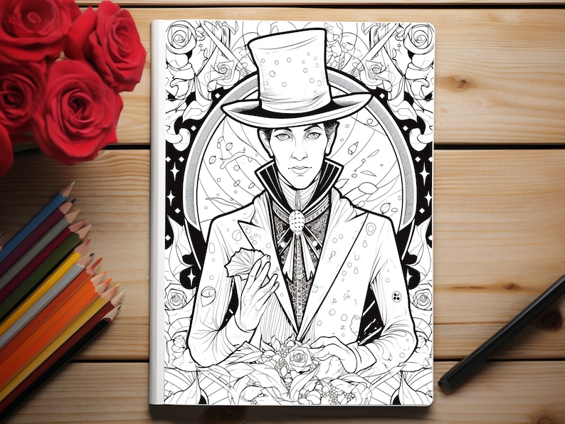 34 Tarot Cards Coloring Book Mystical Art for Adults and Kids Download ...