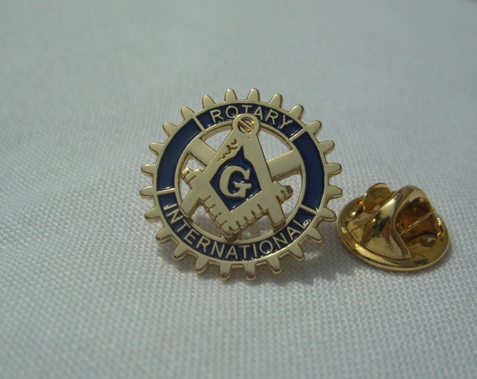 Pre Owned Masonic Rotary International Lapel Pin Excellent Condition - Etsy