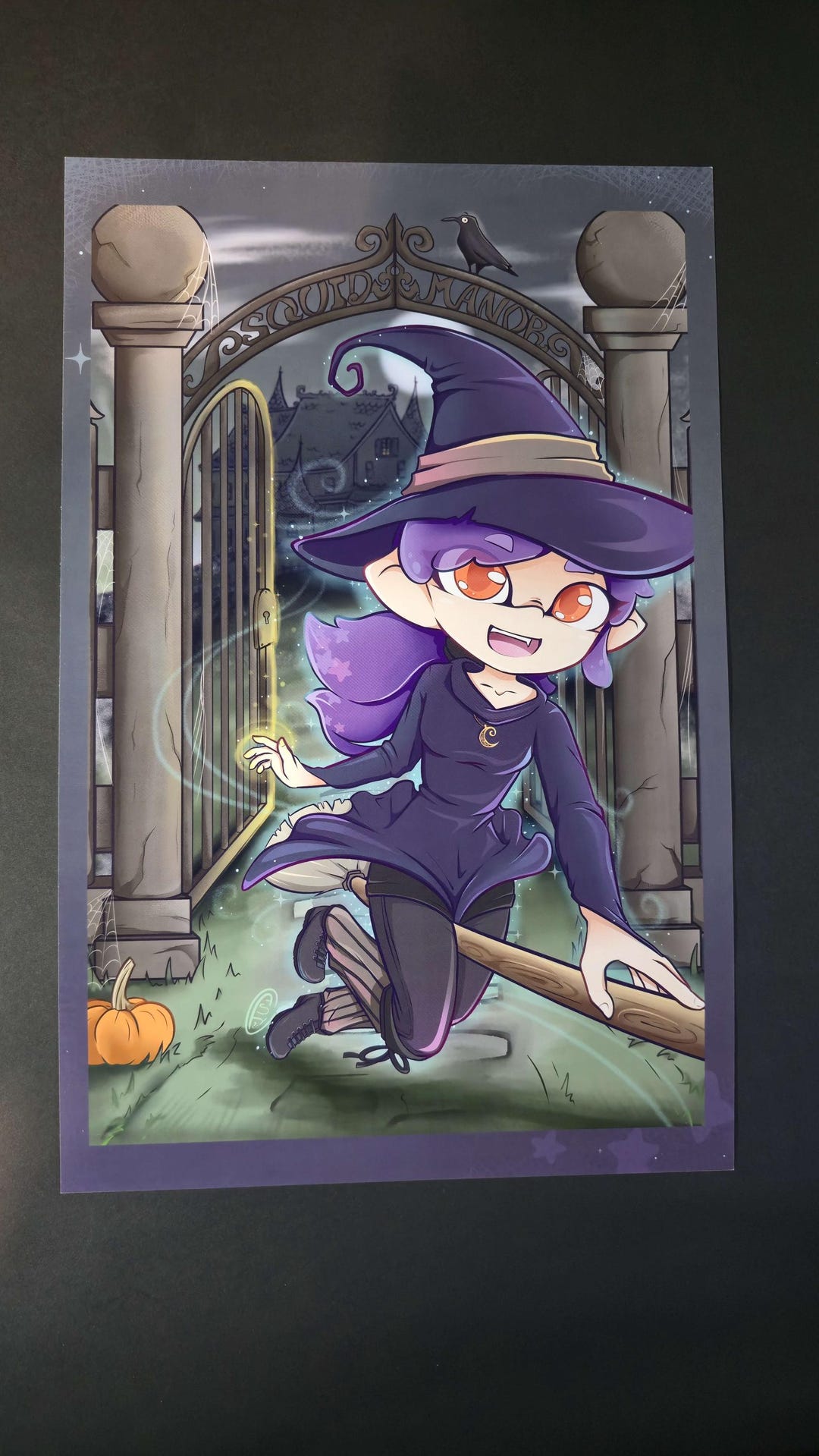 Splatoon Halloween Witch Poster 11x17 - Etsy