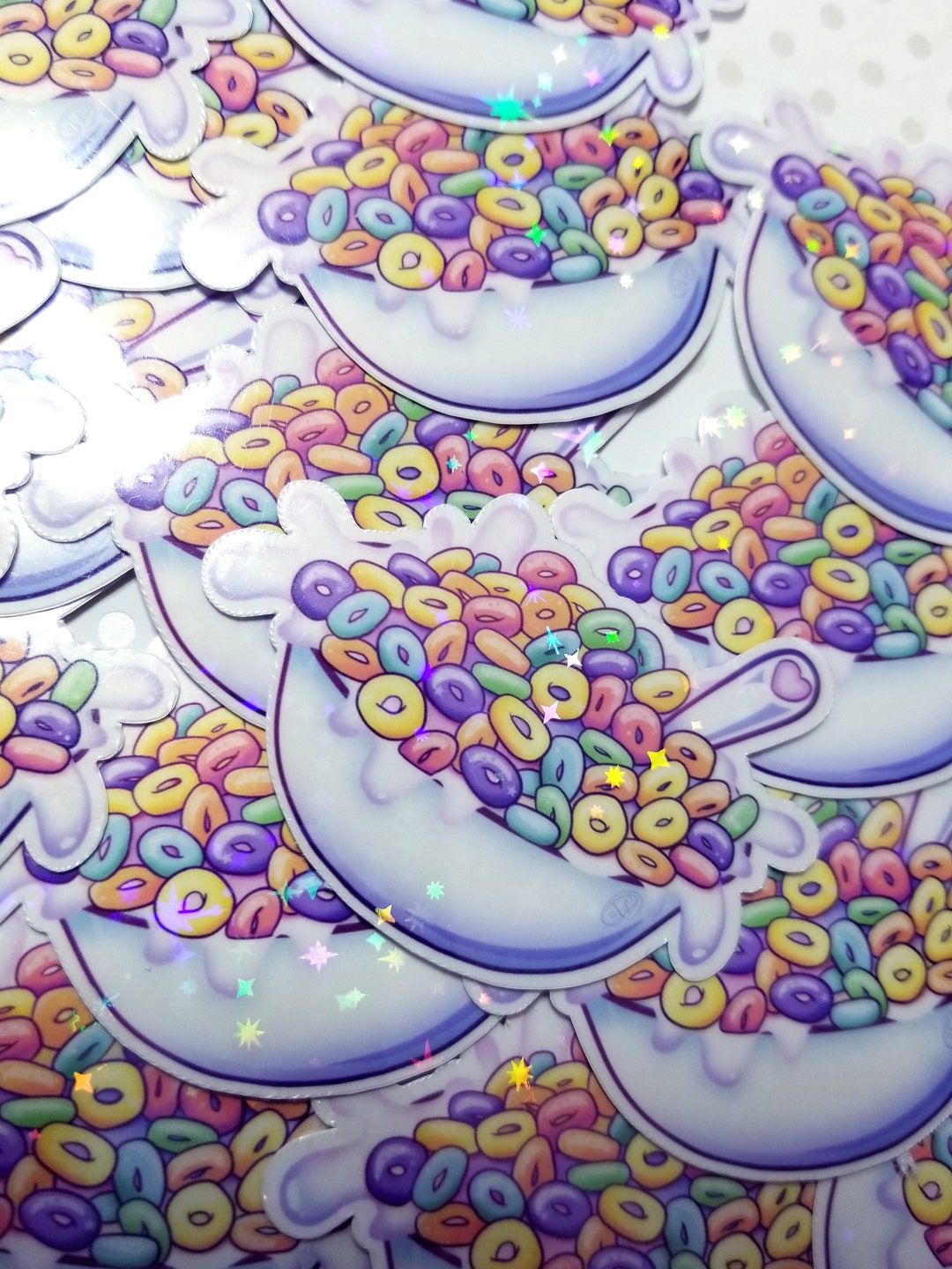 Fruit Loops Cereal Sticker 2022 Holographic - Etsy