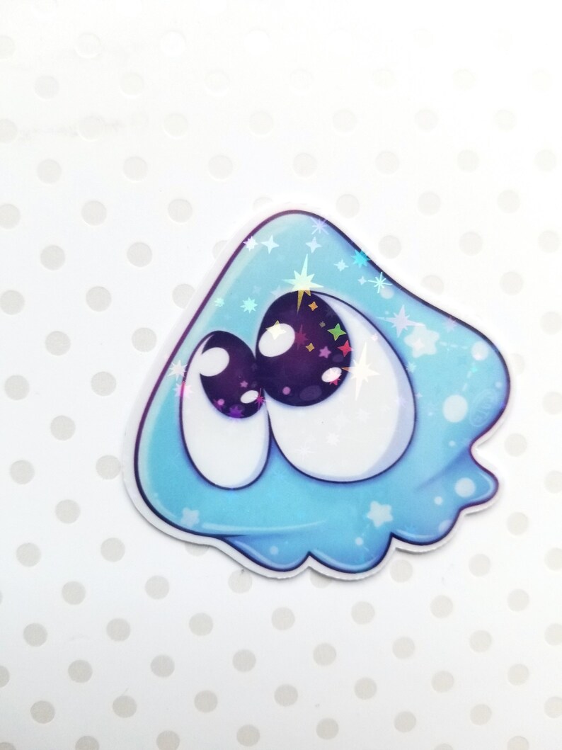 Splatoon Squid Sticker 2022 Holographic | Etsy