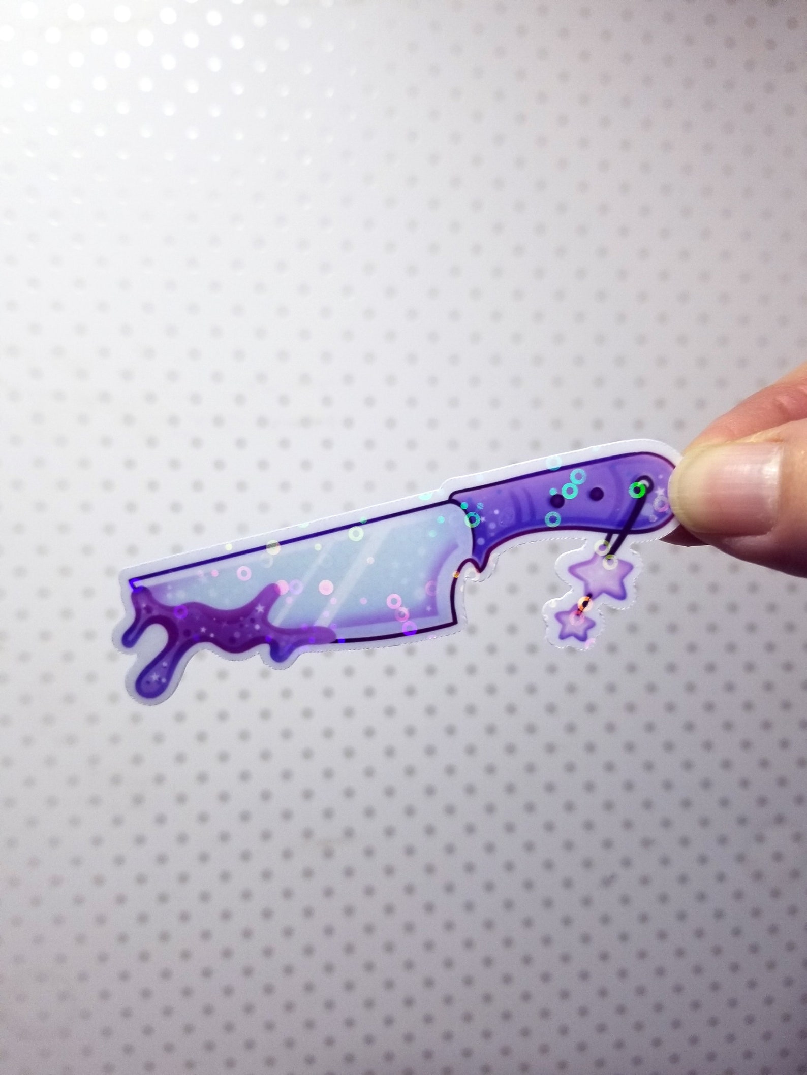 Butcher Knife Sticker 2022 Holographic - Etsy