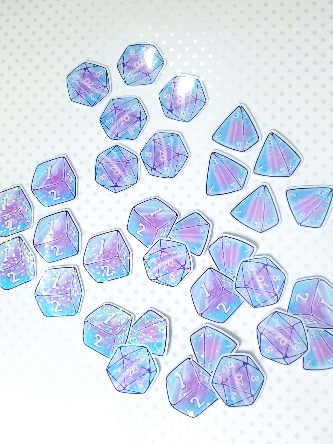 Dnd Dice Sticker 2023 Holographic - Etsy