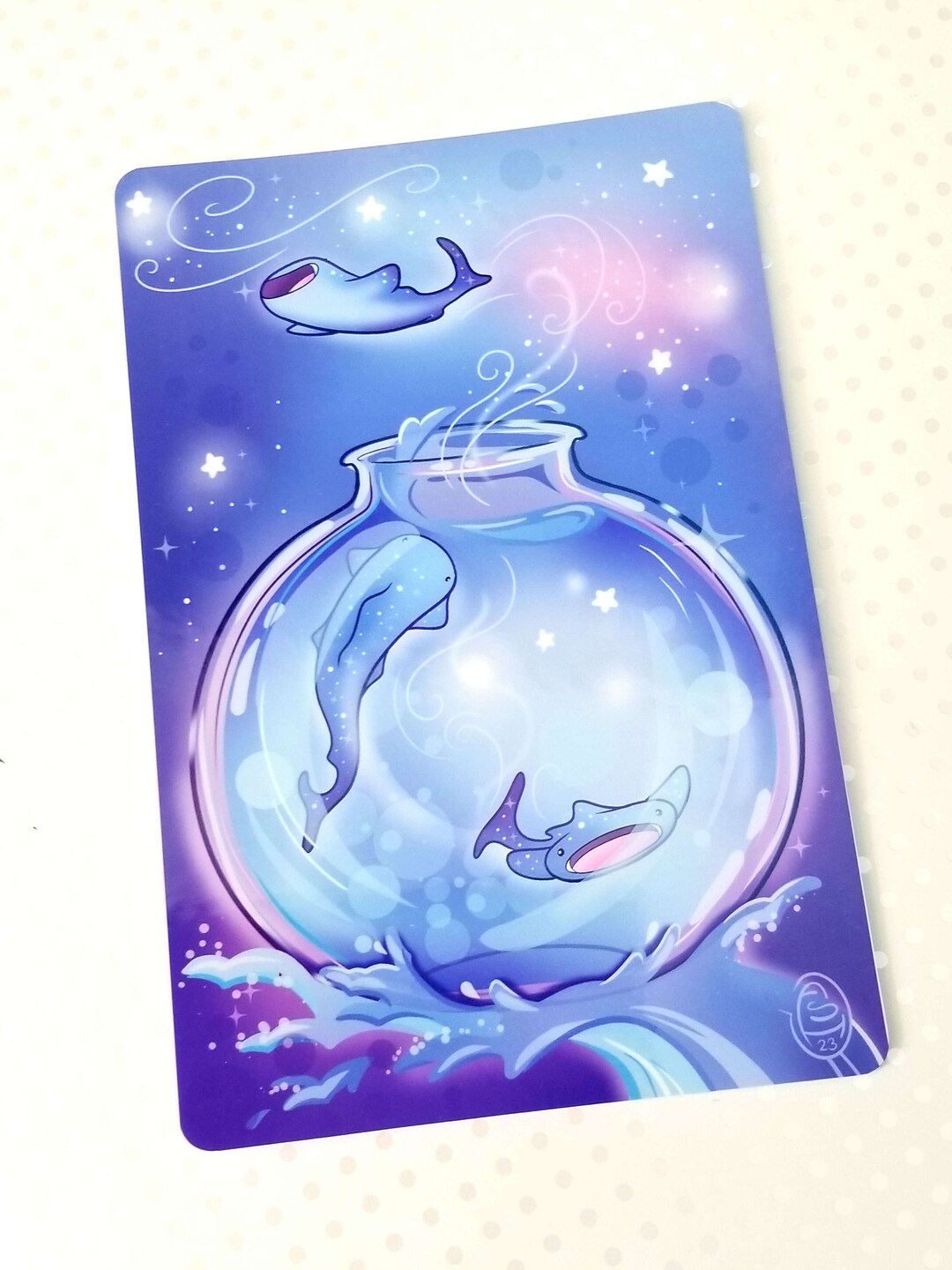 2023 March Whale Shark Art Print Wall Art Signed 5.7 - Etsy