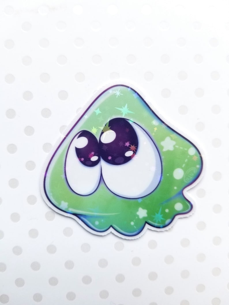 Splatoon Squid Sticker 2022 Holographic | Etsy