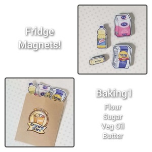 Grocery Pack 1 and Separate Sets! Grocery List Magnets! - Etsy
