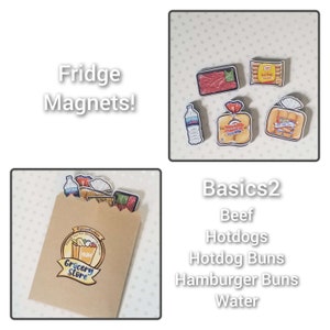 Grocery Pack 1 and Separate Sets! Grocery List Magnets! - Etsy