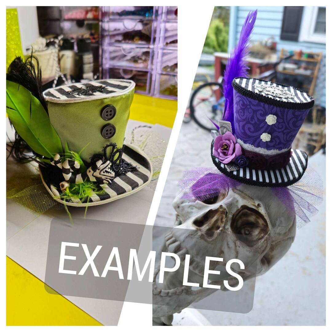 CUSTOM Mini Top Hat - Etsy