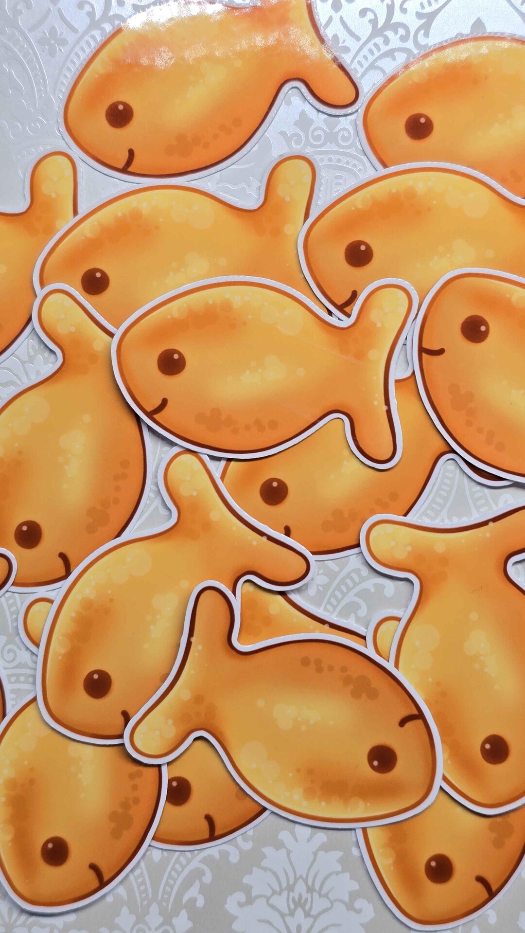 Goldfish Cracker Sticker 2024 - Etsy