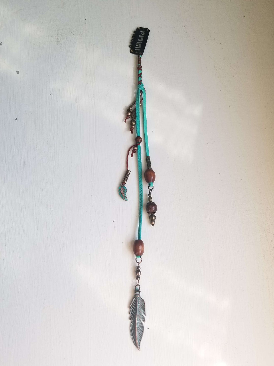 Hair Bead Extension - Elven Feather - Etsy