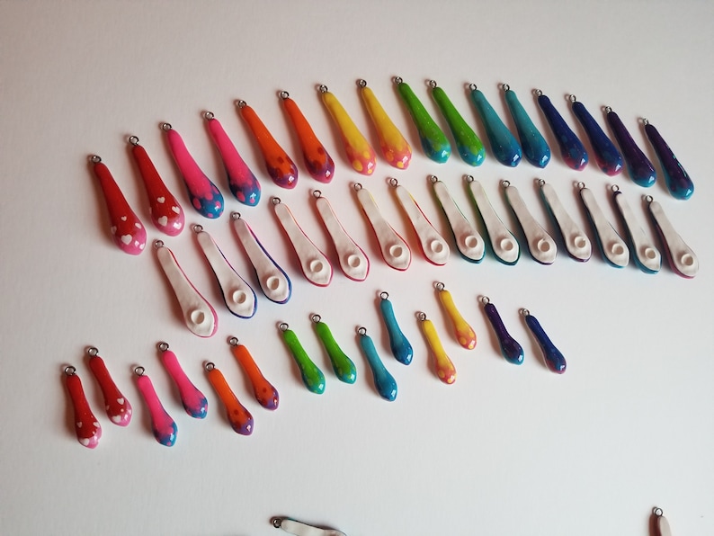 Splatoon Keychain Tentacles Large and Small Handmade - Etsy