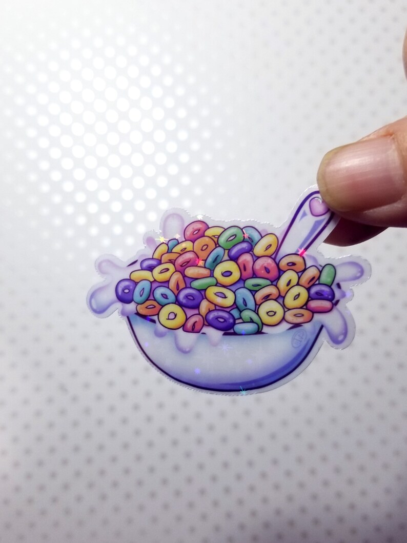 Fruit Loops Cereal Sticker 2022 Holographic - Etsy