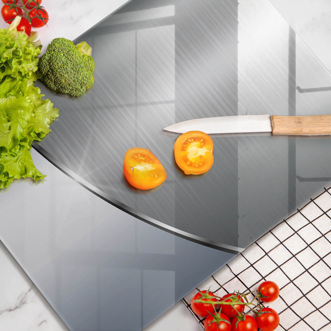 Pattern Metal Abstraction Tempered Glass Wall Panel, Oven Glass ...