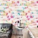 Rainbow Triangle Wallpaper in Roll, Colorful Reusable Wall Mural ...