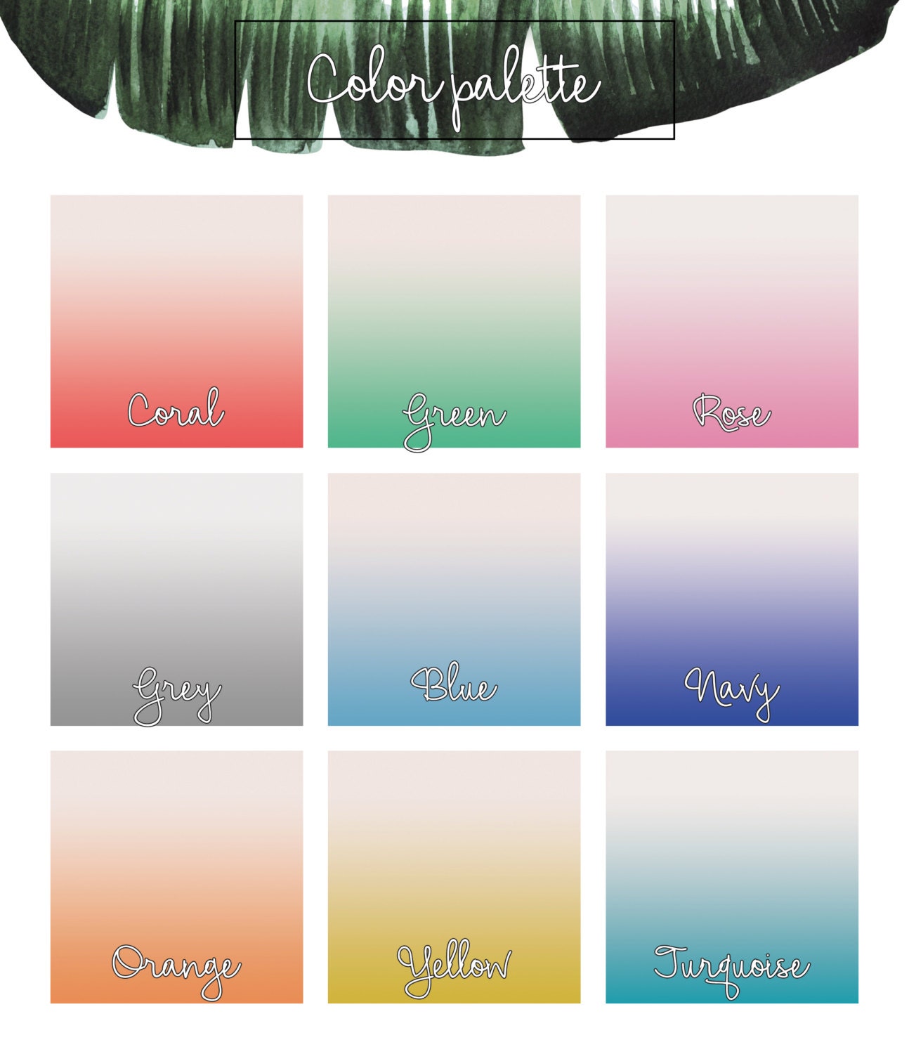 OMBRE Wallpaper Ombre Wall Mural Custom Color Wall Murals - Etsy UK