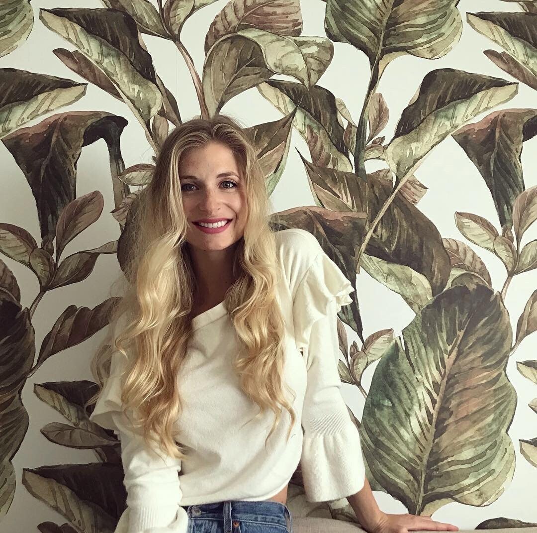 Classic Leaves Removable Wallpaper, Tropical Leaf Wall Mural ...