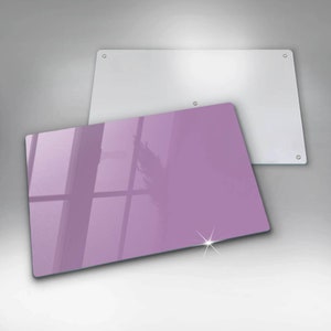 Violet Color Tempered Glass Wall Panel, Oven Glass Protection, Stove ...