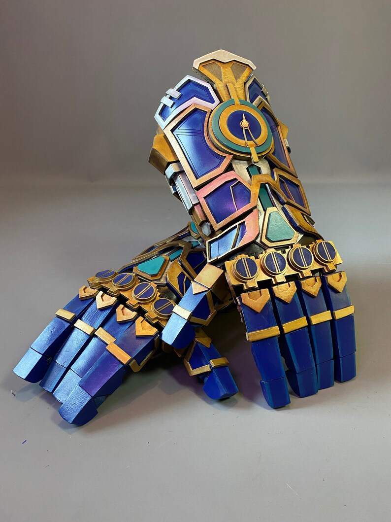 Vi Gauntlets Vi Cosplay Vi Costume Vi Lol Vi League of Legends | Etsy