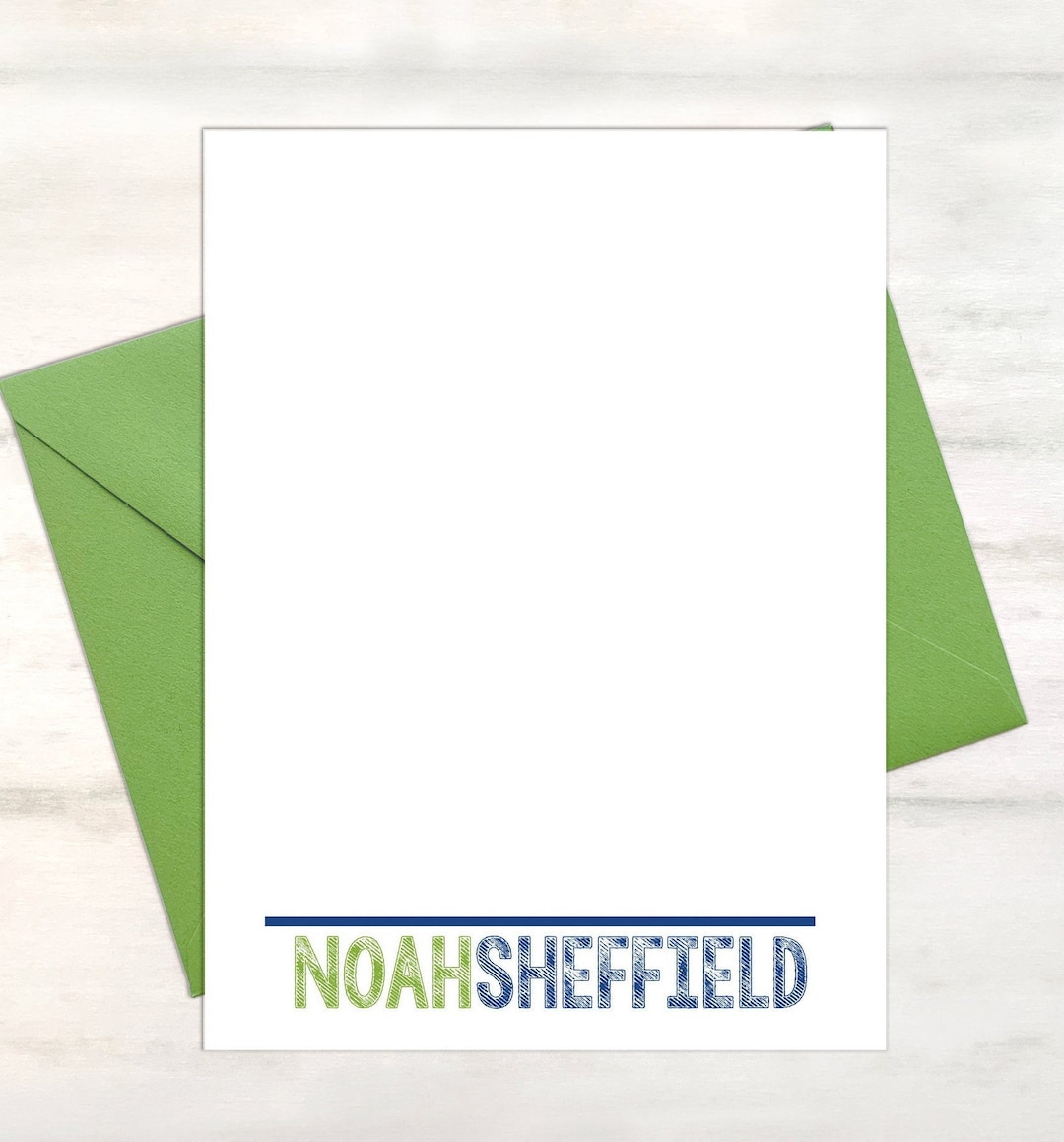 Personalized Boy Stationery Set for Teens Notecards, Kids Stationary ...