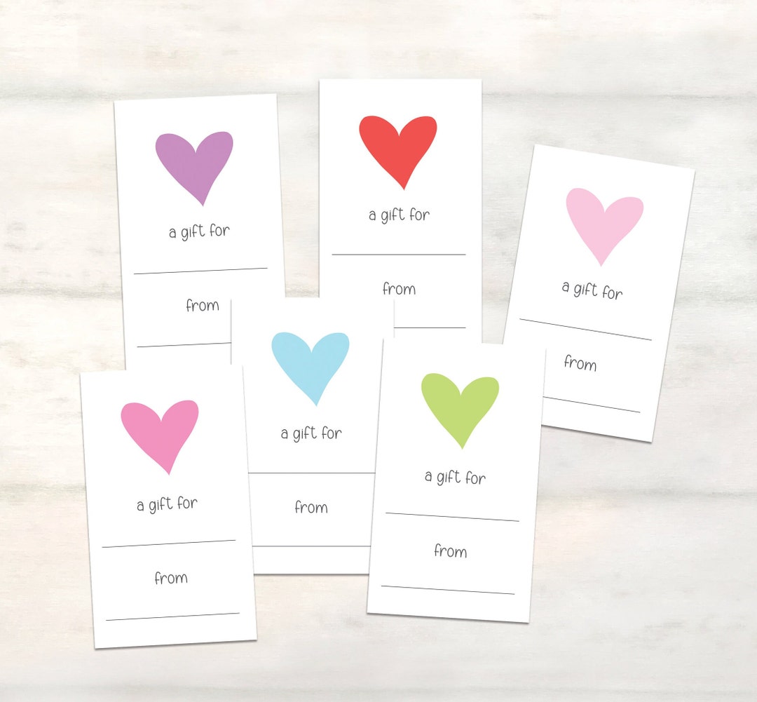 Any Occasion Gift Tags for Girls and Boys Birthday Gift Tags, to From ...