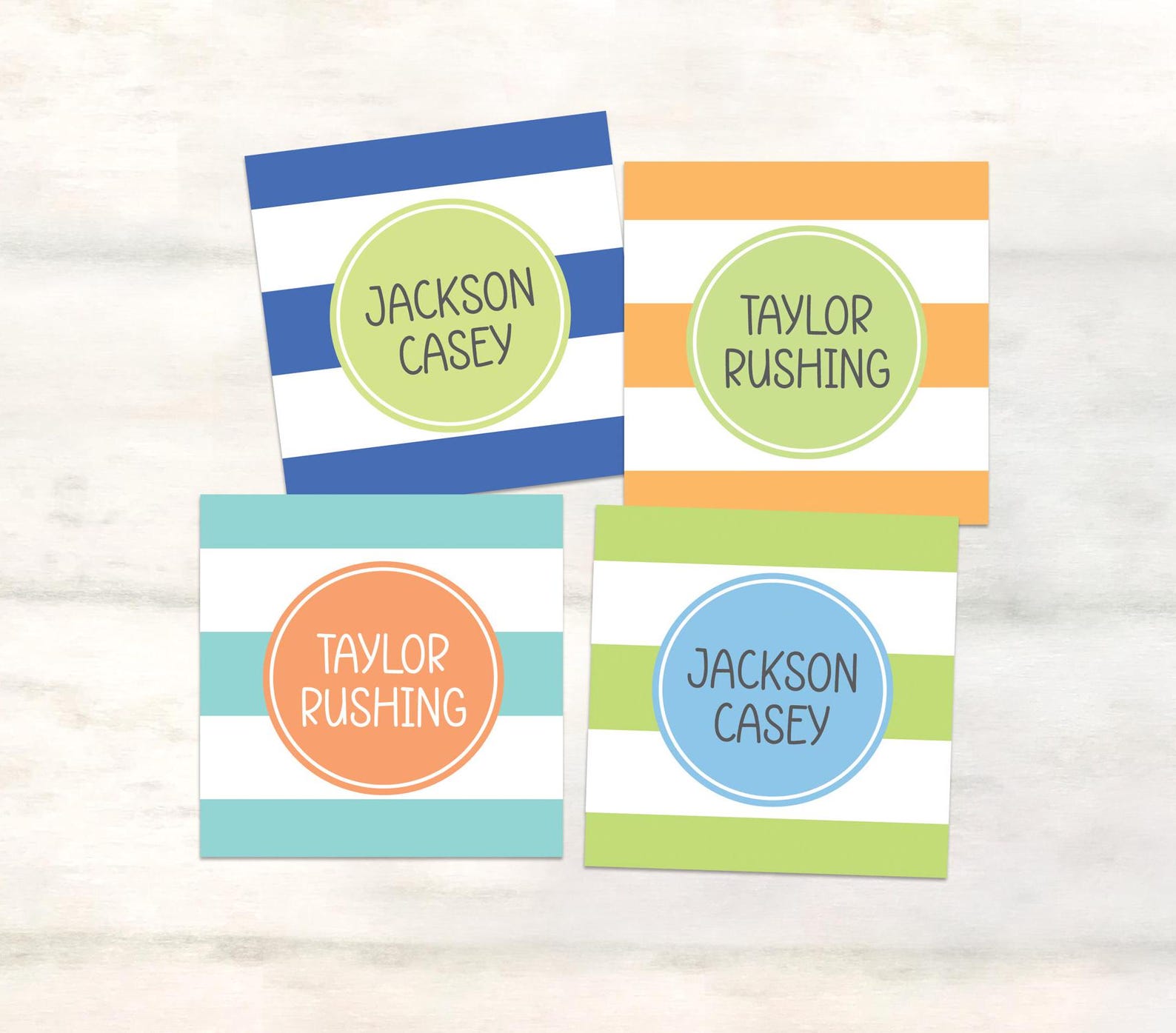 Enclosure Cards for Brothers Sisters Personalized Kids Calling Cards ...