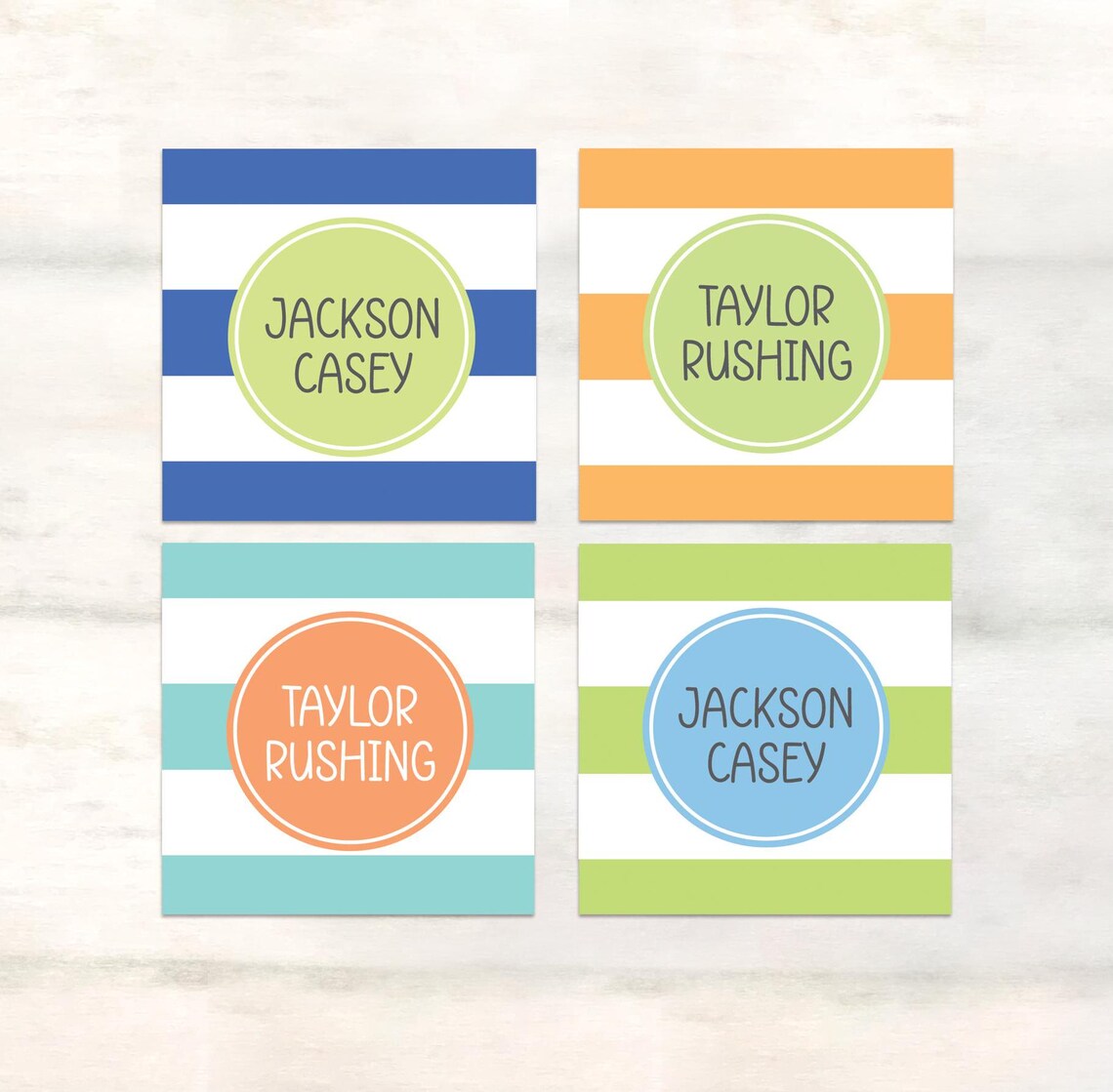 Enclosure Cards for Brothers Sisters Personalized Kids Calling Cards ...