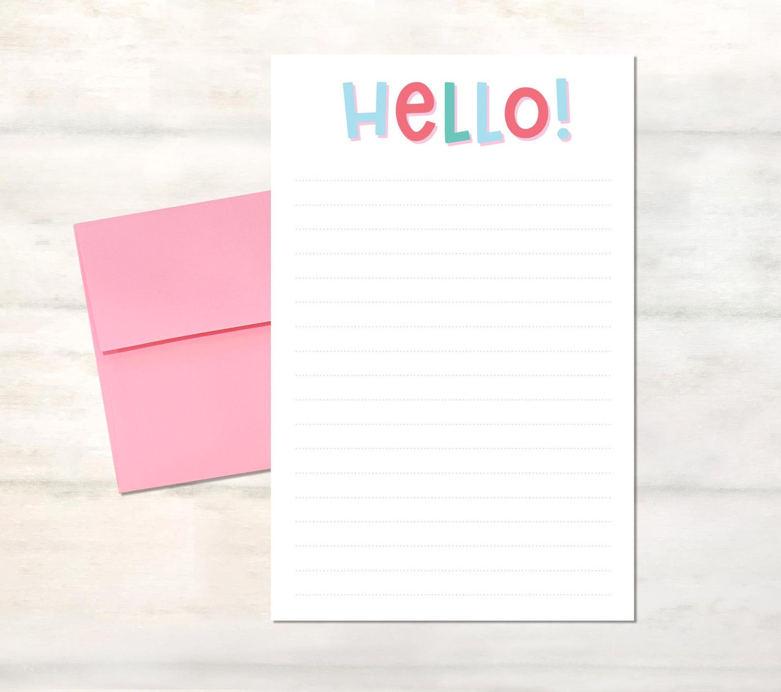 Kids Letter Writing Lined Stationery Set for Children, Writing Sets for ...