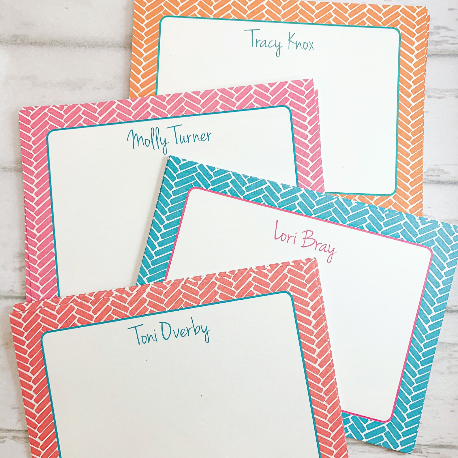 Personalized Note Cards for Girl Personalized Stationary, Personalized ...