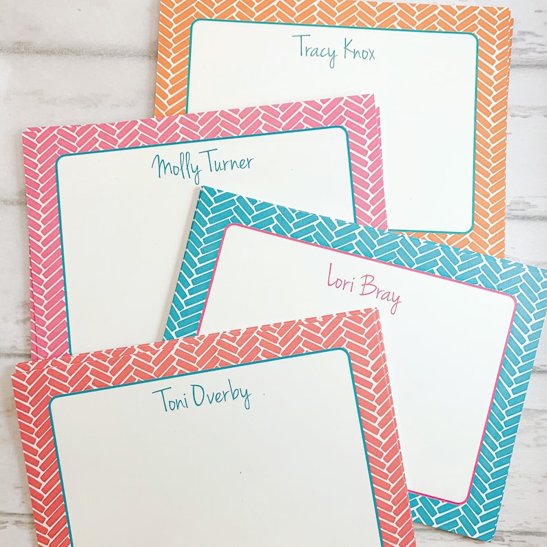 Personalized Note Cards for Girl Personalized Stationary, Personalized ...