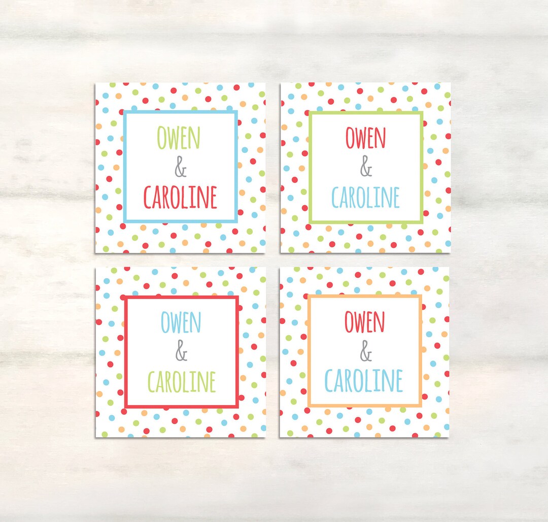 Personalized Enclosure Cards for Brother Sister Gift Tags, Kids ...